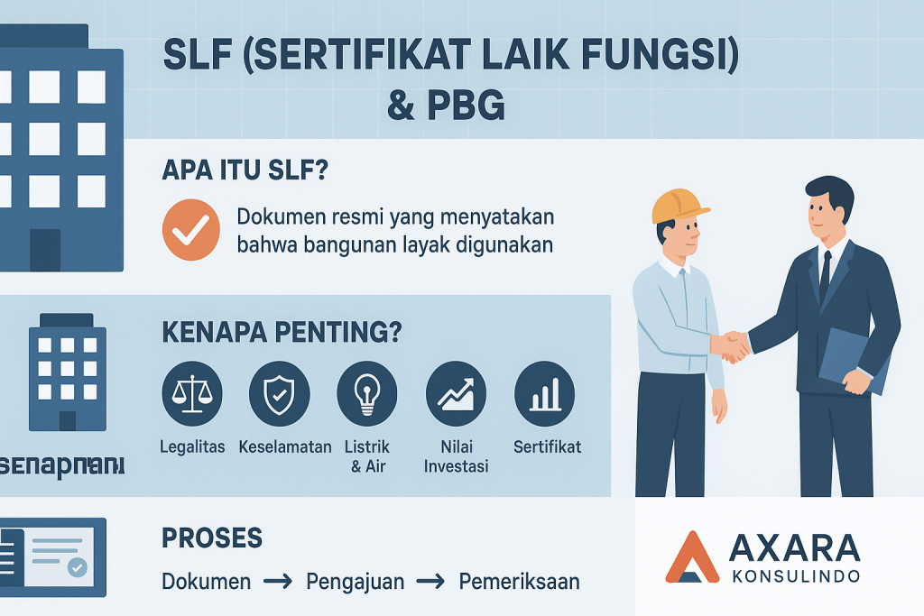Apa Itu SLF (Sertifikat Laik Fungsi) dan Hubungannya dengan PBG? - CV. Axara Konsulindo